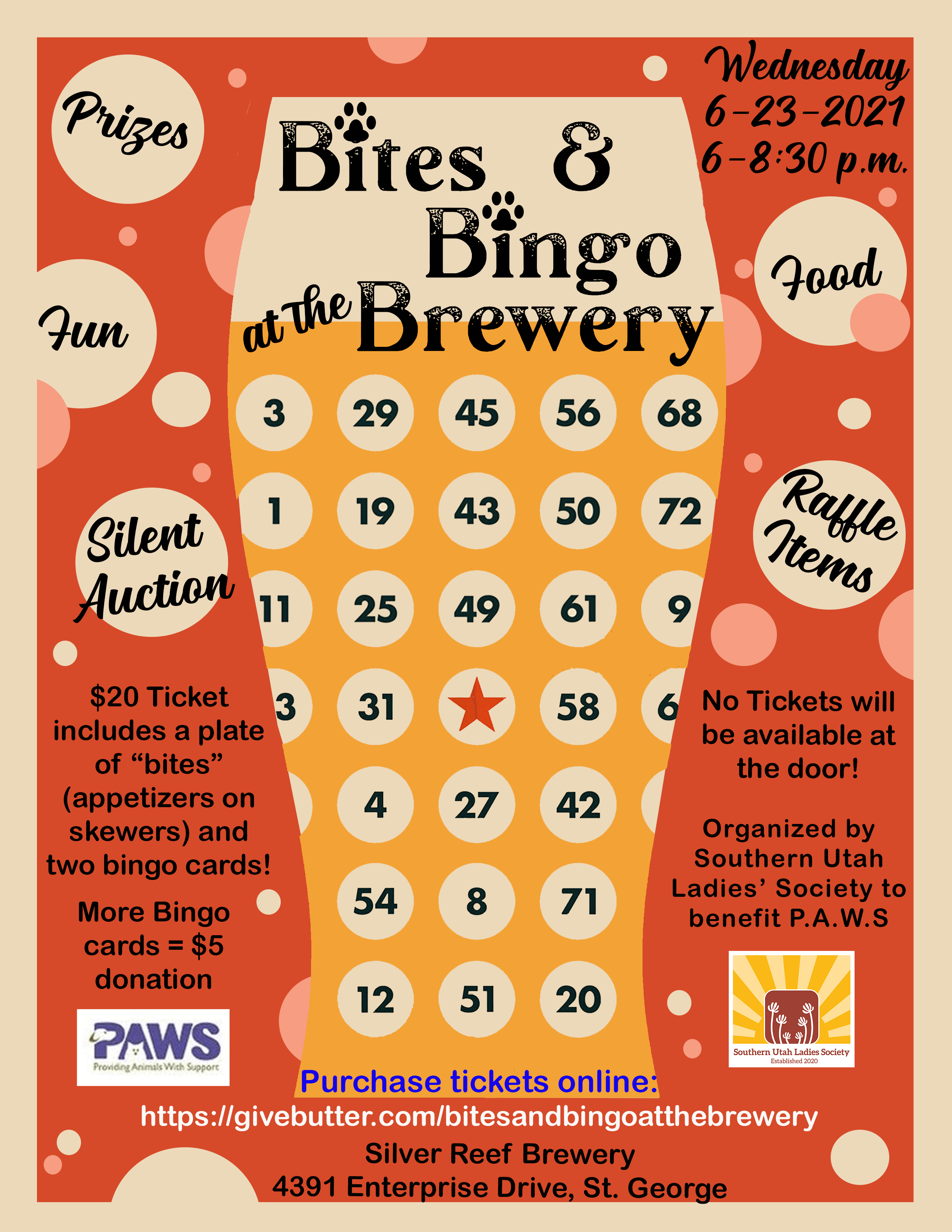Bites and Bingo at the Brewery