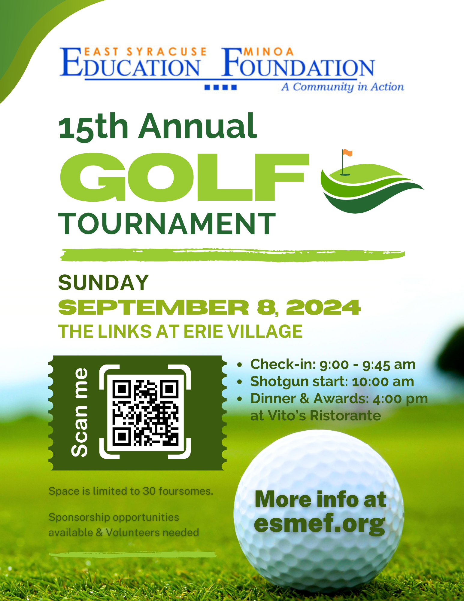 15th Annual ESM Education Foundation Golf Tournament