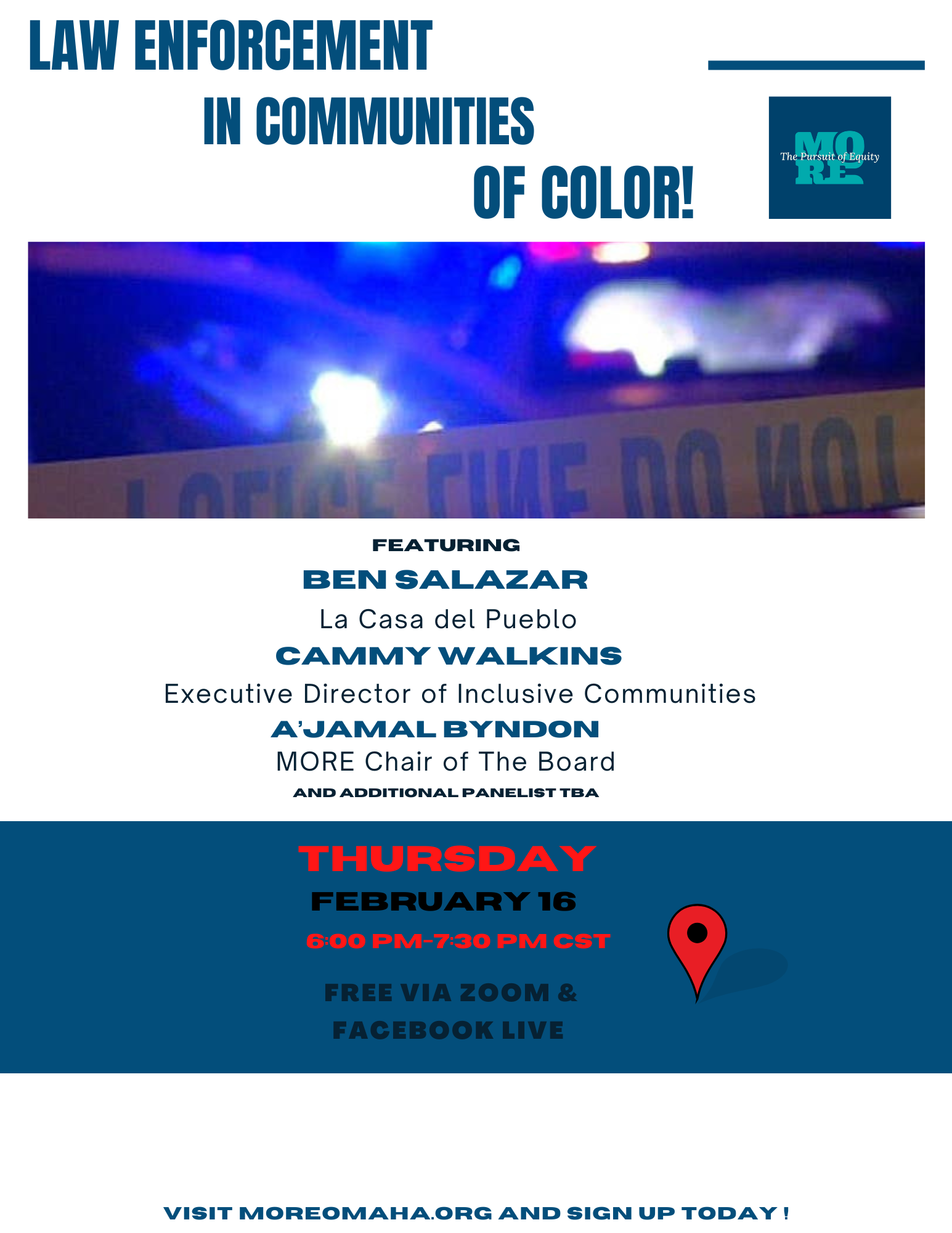 Law Enforcement in Communities of Color | MORE: Movement in Omaha for ...