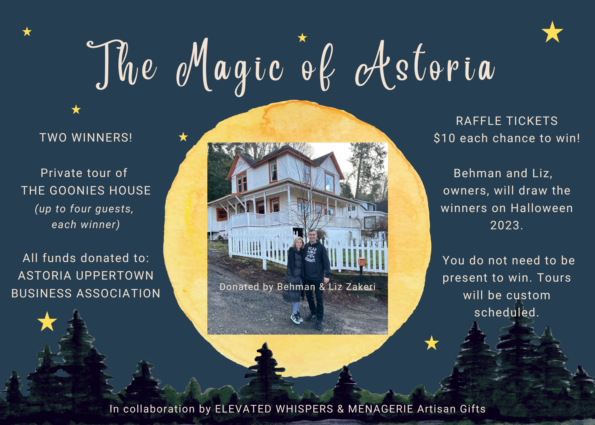 Goonies House Movie Magic Raffle