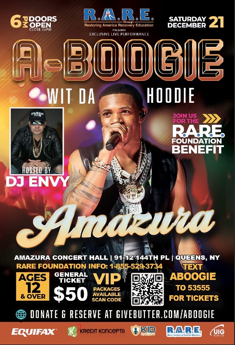 The R.A.R.E. Foundation Presents: A-Boogie Wit Da Hoodie Live Charity ...