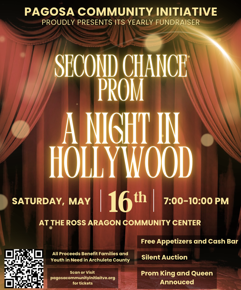 Second Chance Prom 2026 - A Night in Hollywood | Pagosa Community ...