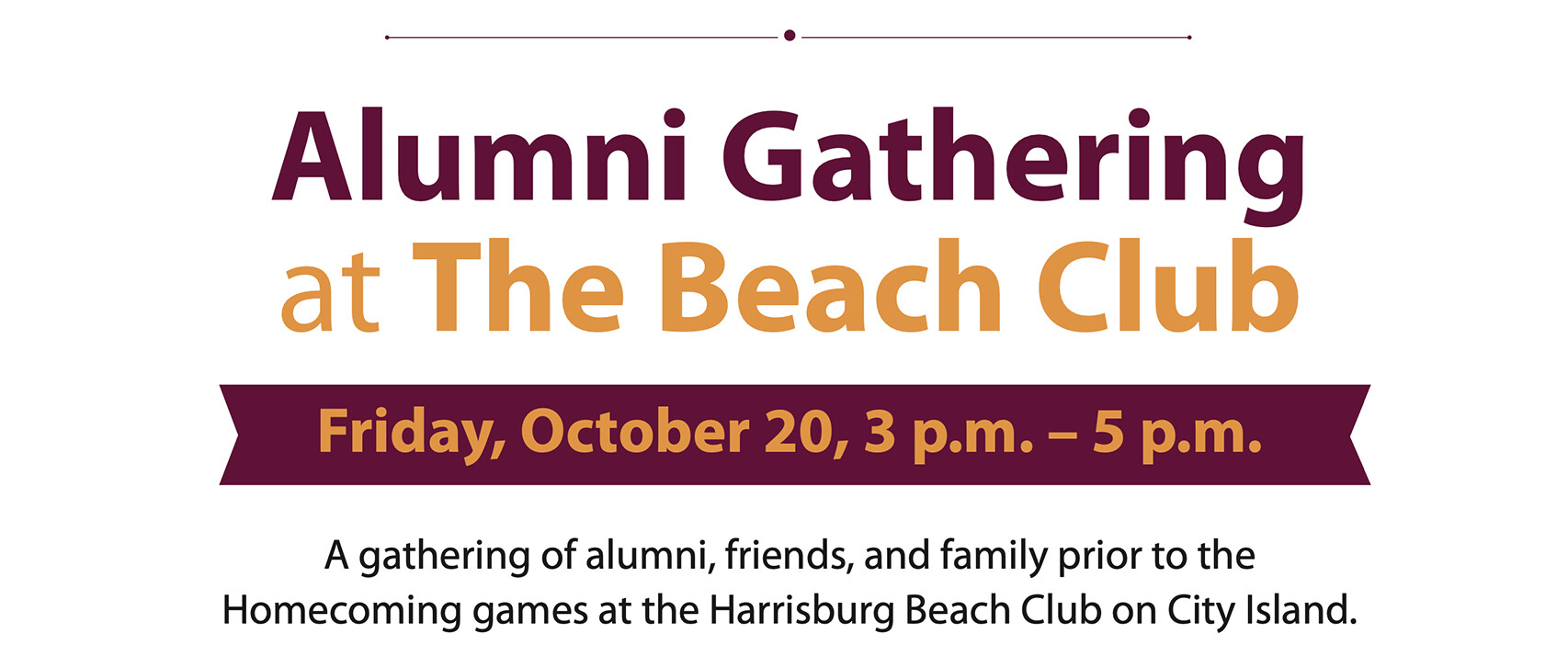 Alumni Gathering at The Harrisburg Beach Club