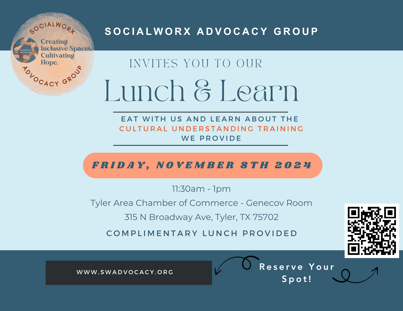 Cultural Training - Lunch & Learn | SocialWorx Advocacy Group