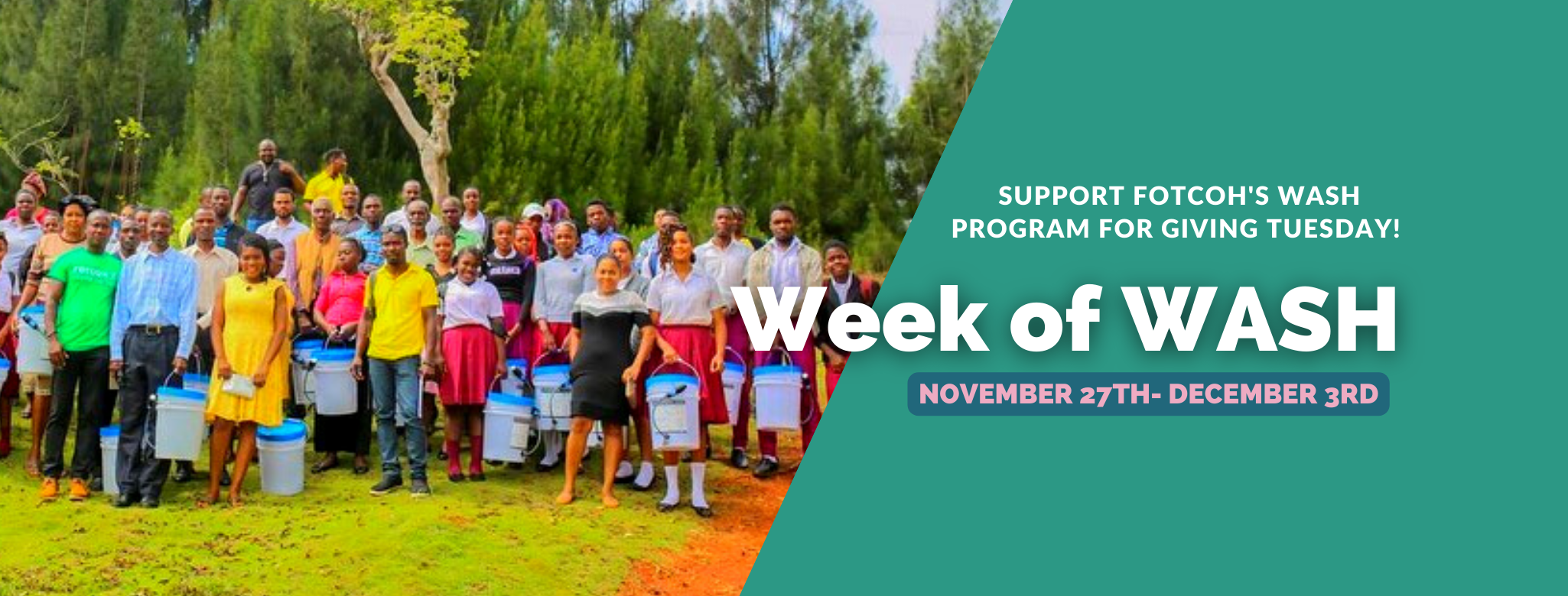 WEEK OF WASH: Bring safe water to families in Haiti | fotcoh