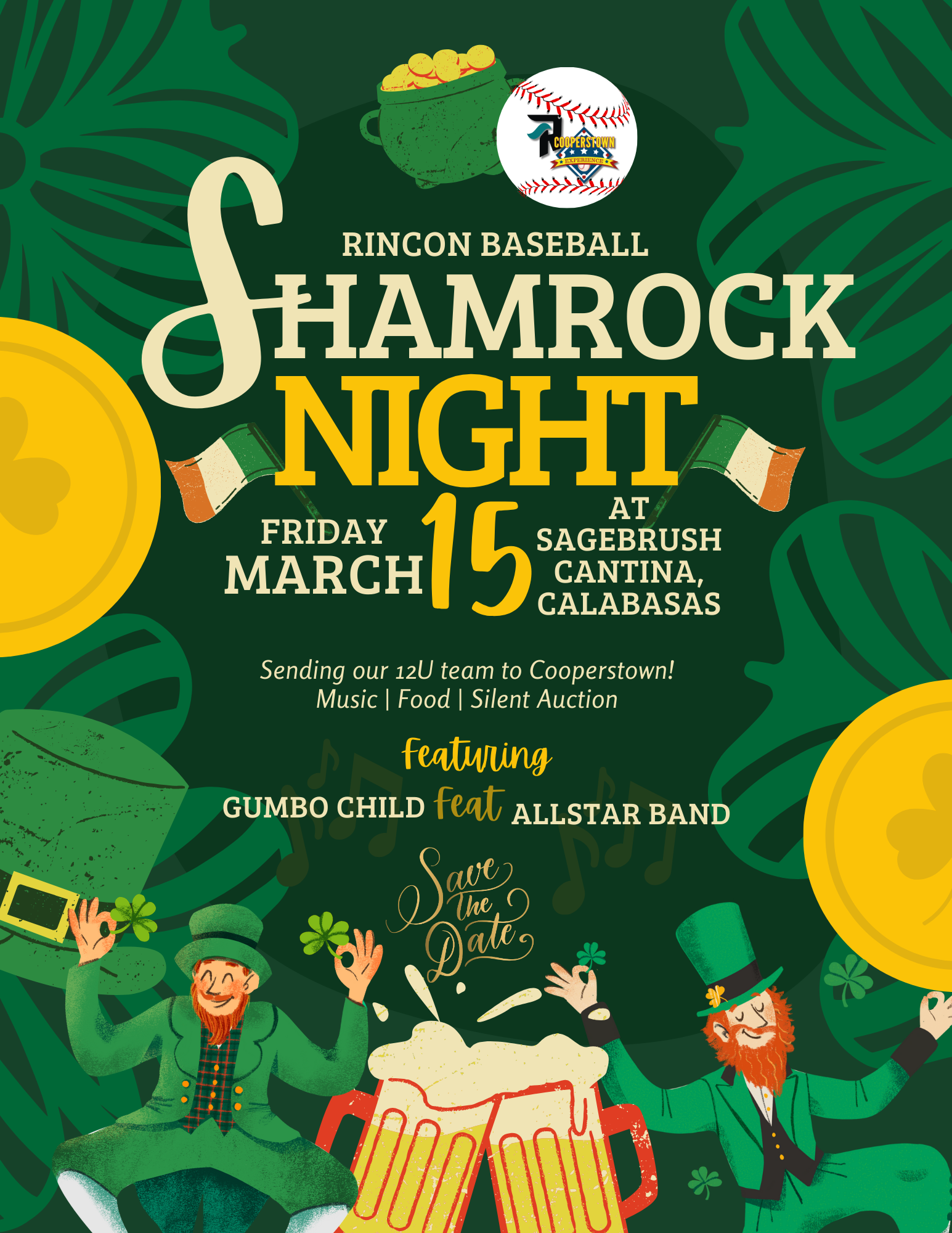 Rincon Baseball ShamROCK Night