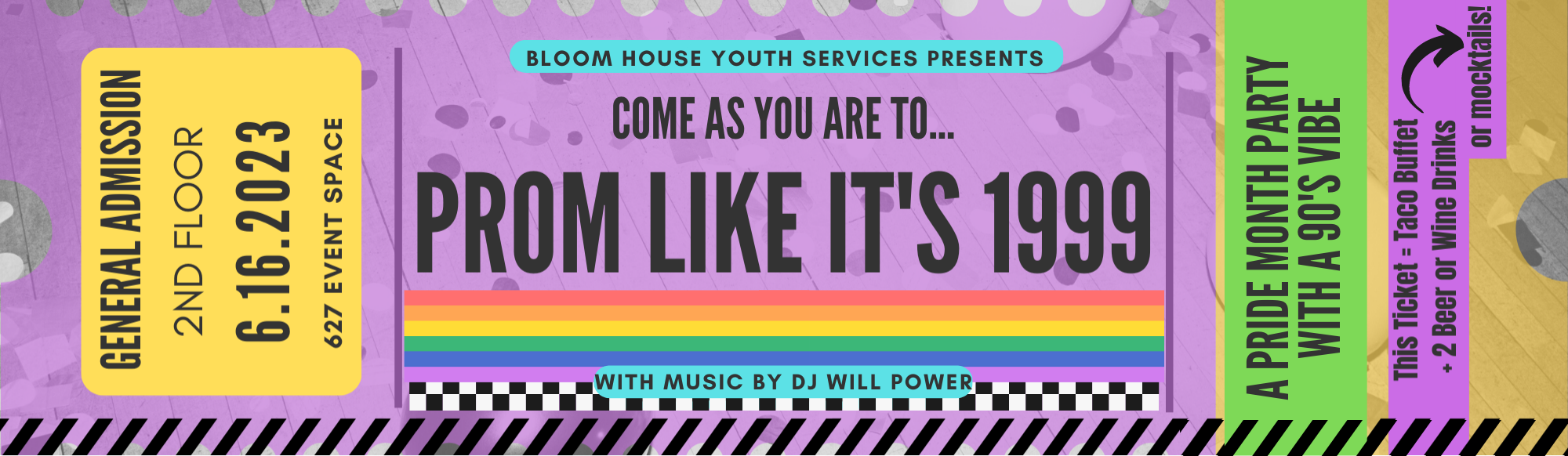 Bloom House 90's Prom | Bloom House Youth Services Inc