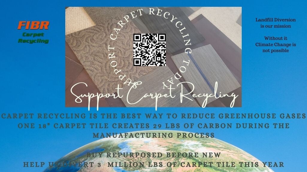 Support Climate change with FIBR Carpet Recycling Reuse Revolution