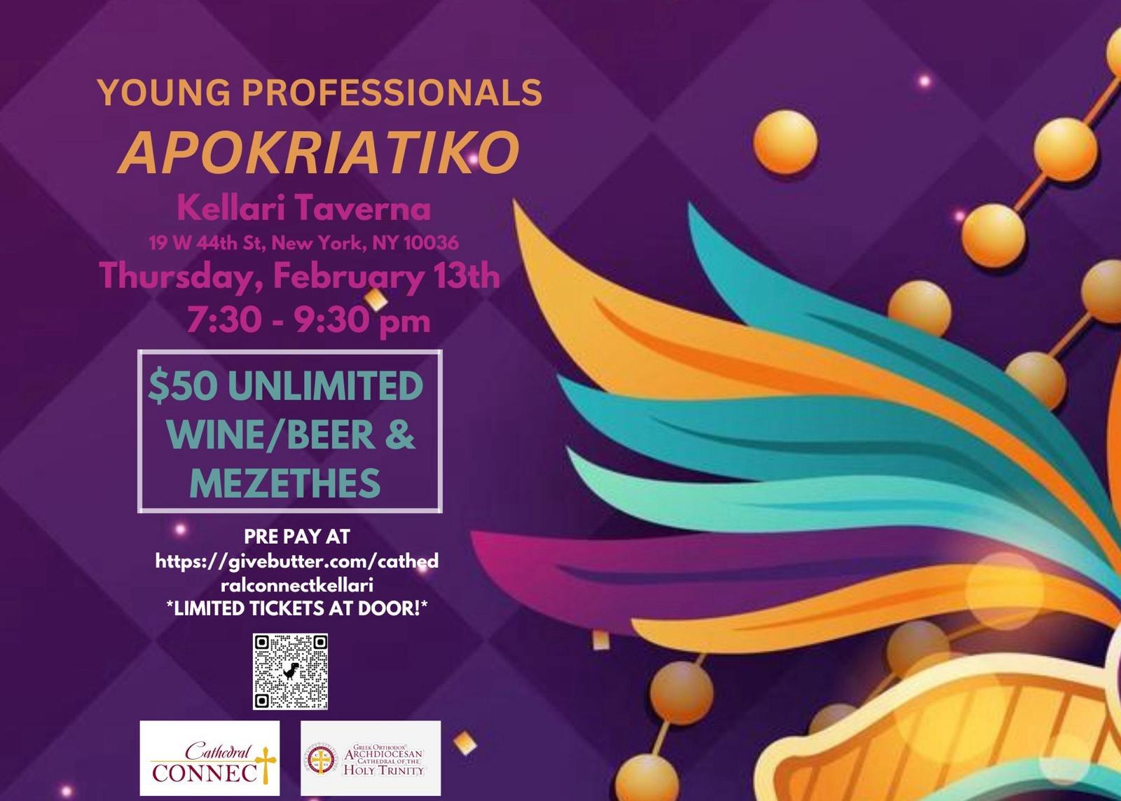 Cathedral Connect - Evening at Kellari | Archdiocesan Cathedral of the Holy Trinity