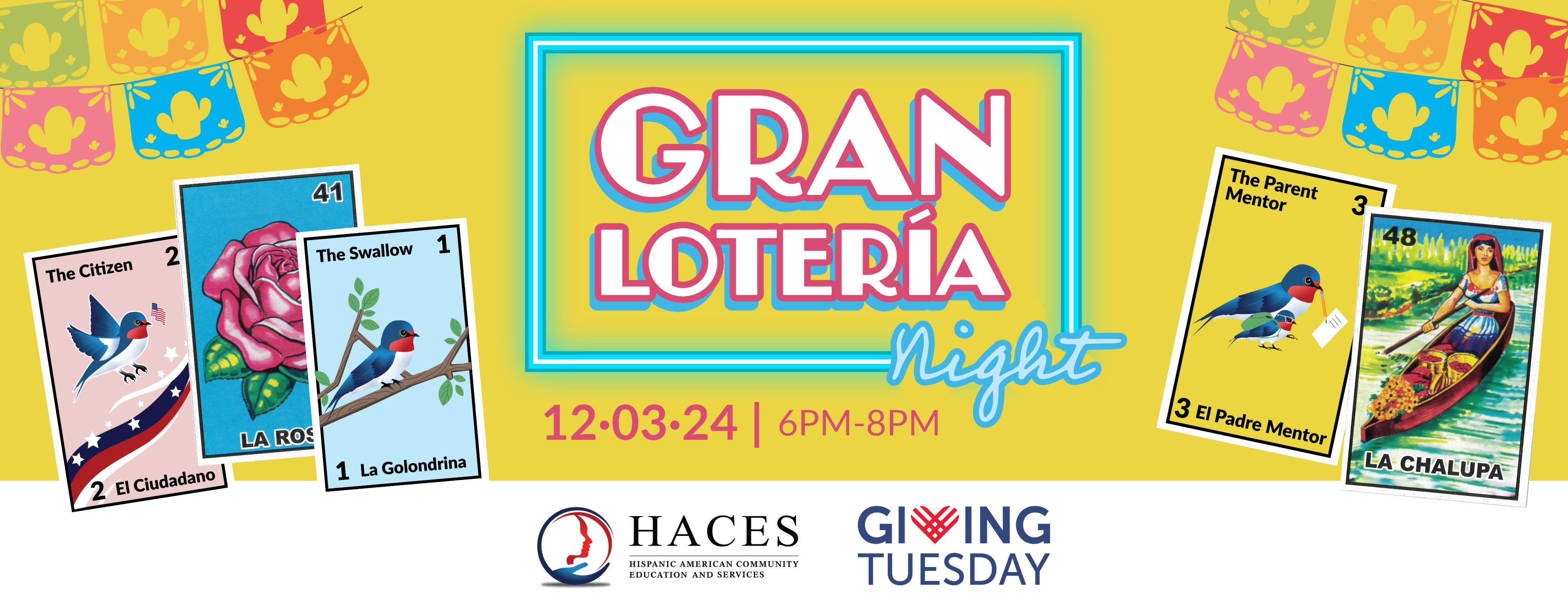 Gran Loteria Night | Hispanic American Community Education and Services Inc