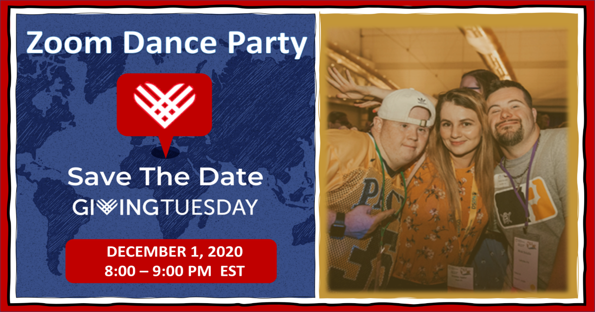 Giving Tuesday Zoom Fundraising Dance PArty