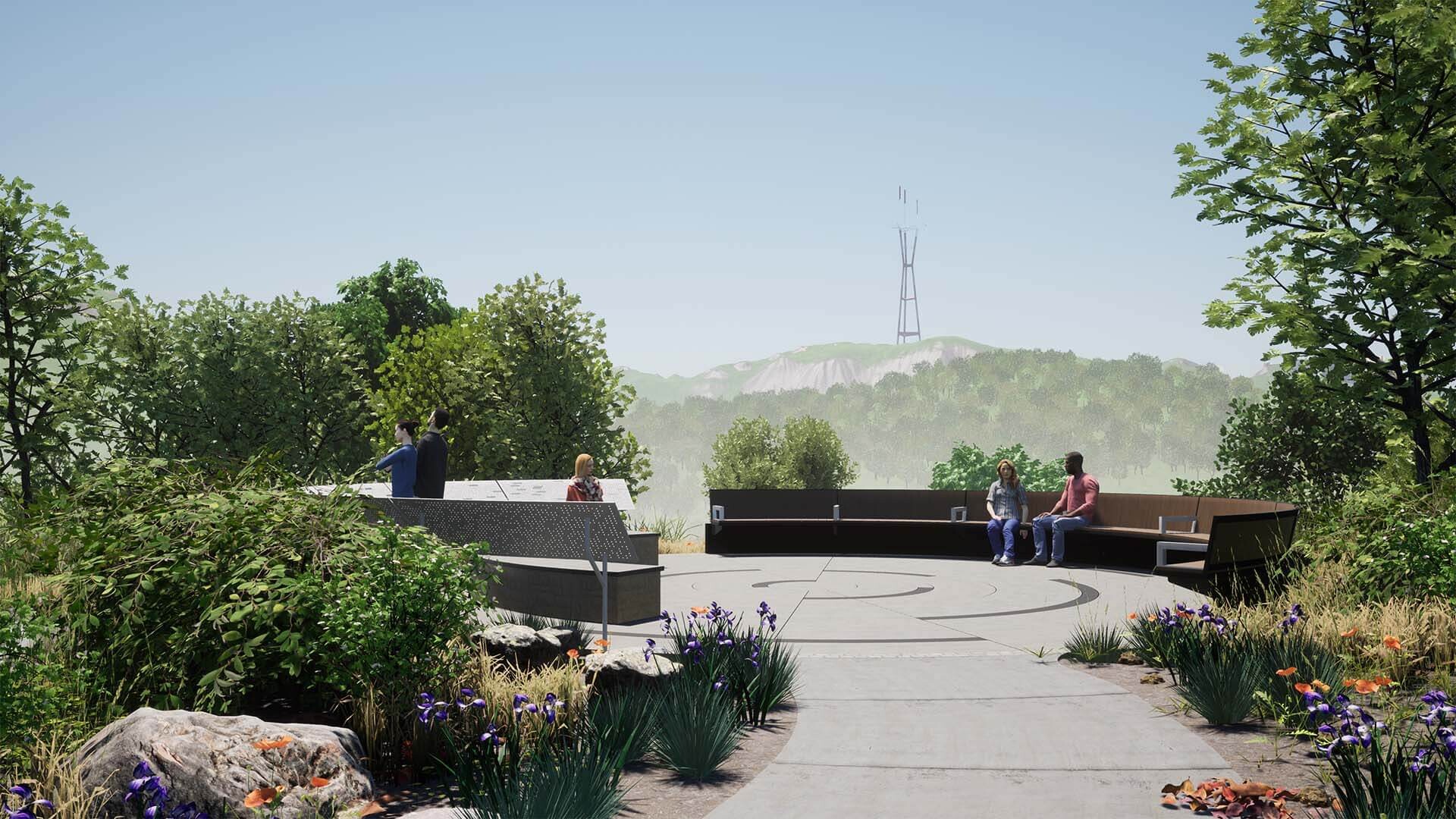 Bay Area Young Survivors Breast Cancer Memorial Garden