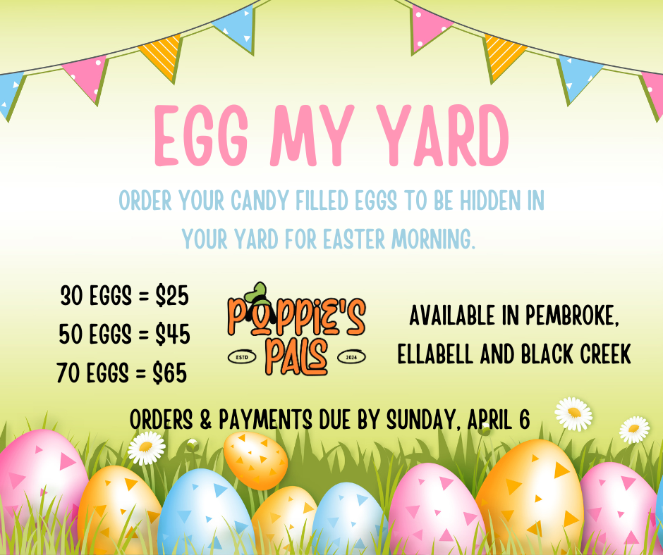 Egg my Yard | Poppie's Pals