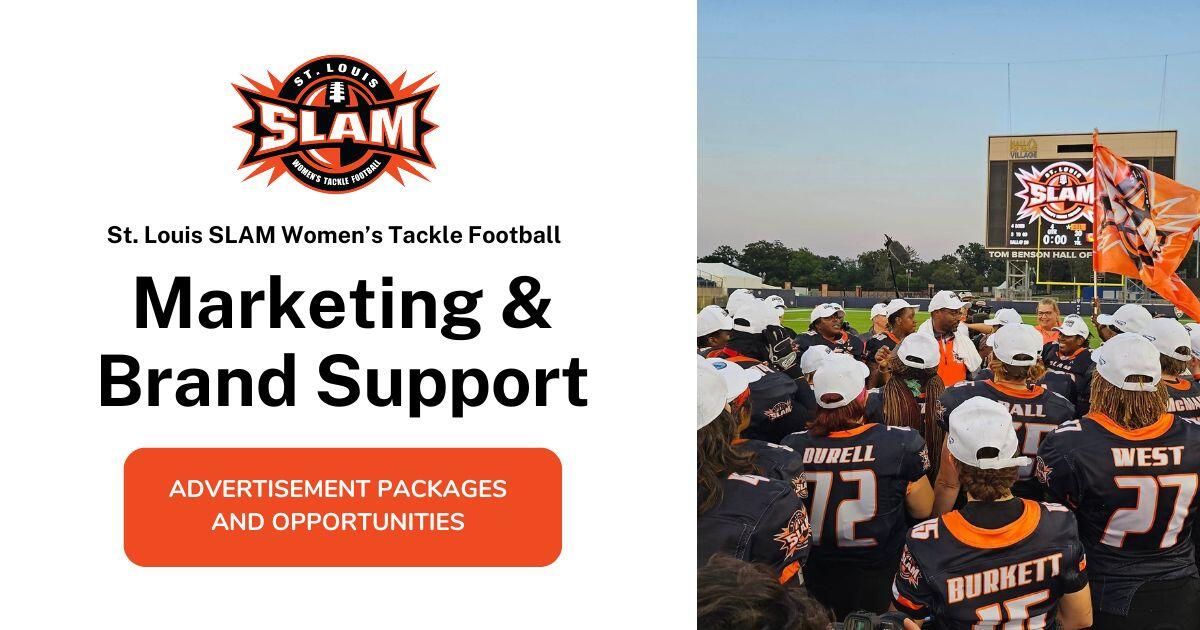 SLAM Marketing & Brand Support | St. Louis SLAM Women's Football