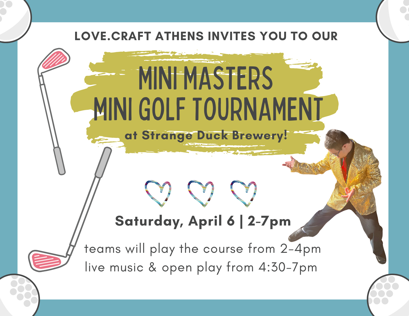 Mini Masters Mini Golf Tournament | Love-Craft Athens Inc