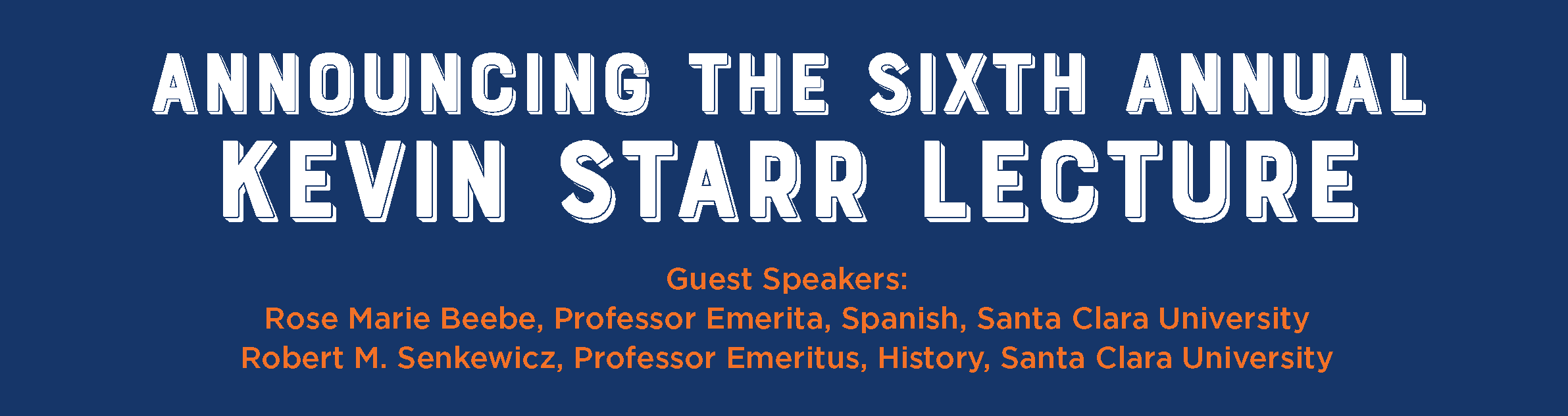 Watch the Re-broadcast: 6th Annual Kevin Starr Lecture Featuring Rose ...