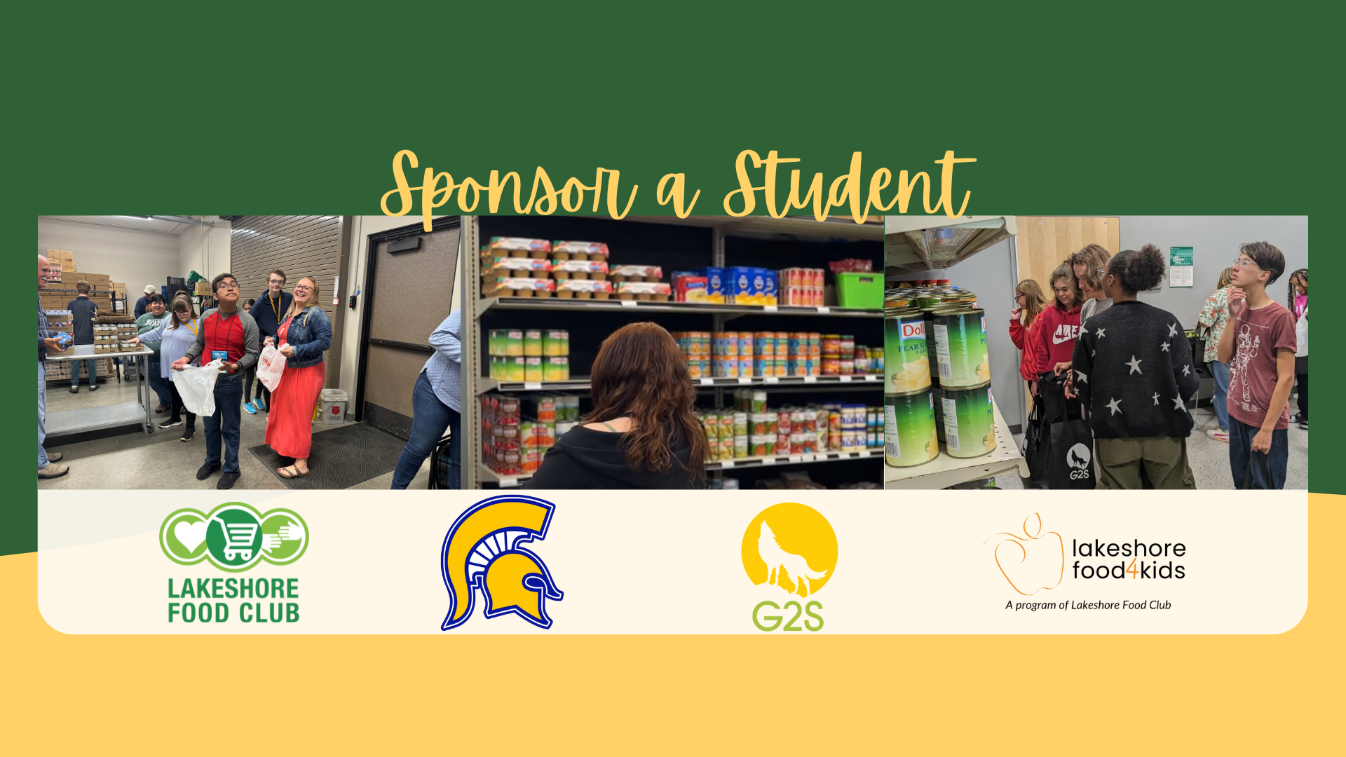 Sponsor a Student This School Year