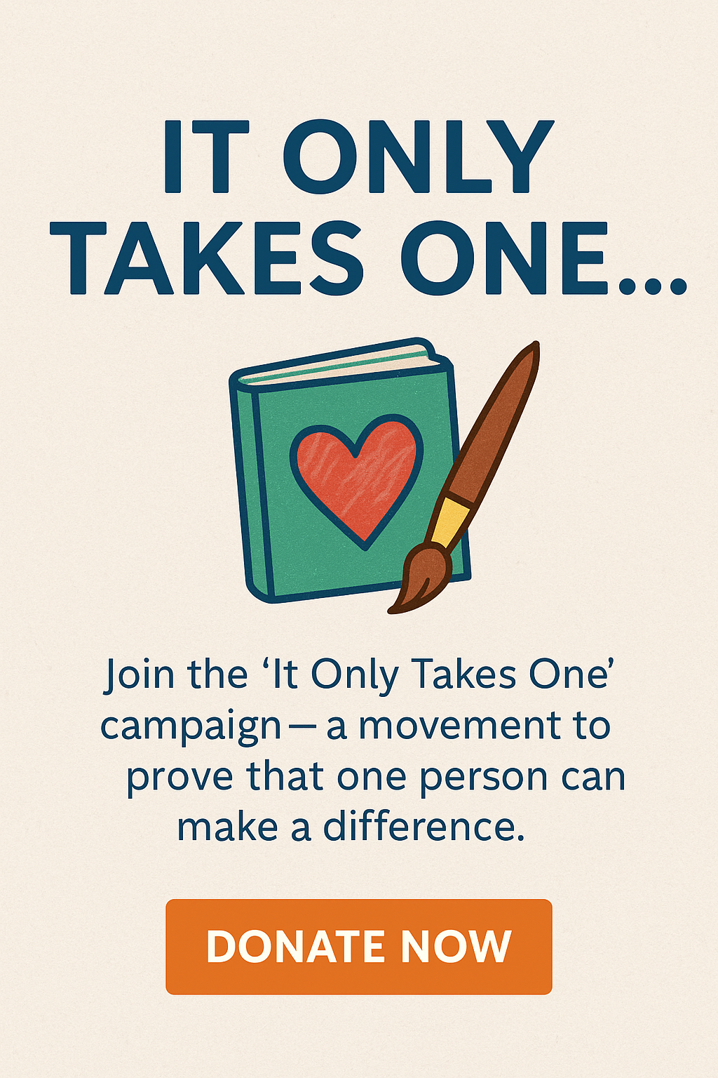 "It Only Takes One" Campaign | Better With Books