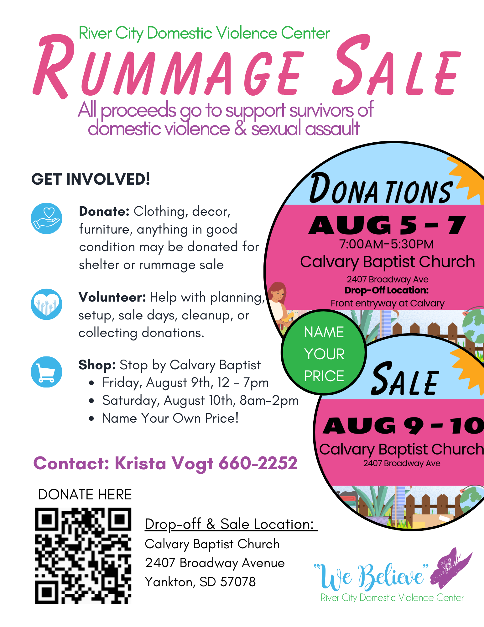 RCDVC Community Rummage Sale | River City Domestic Violence Center