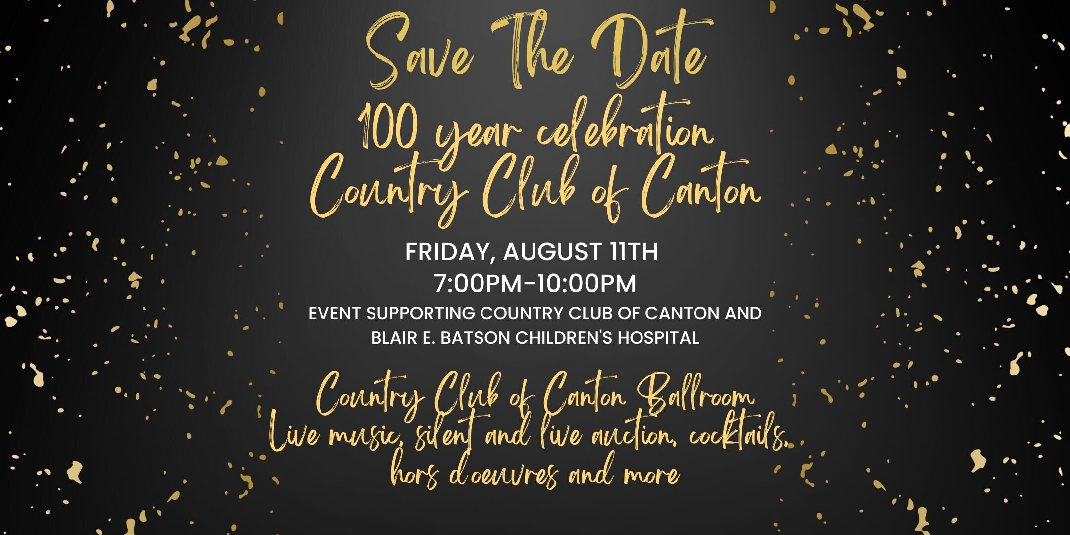 100 YEAR EVENT | Country Club of Canton