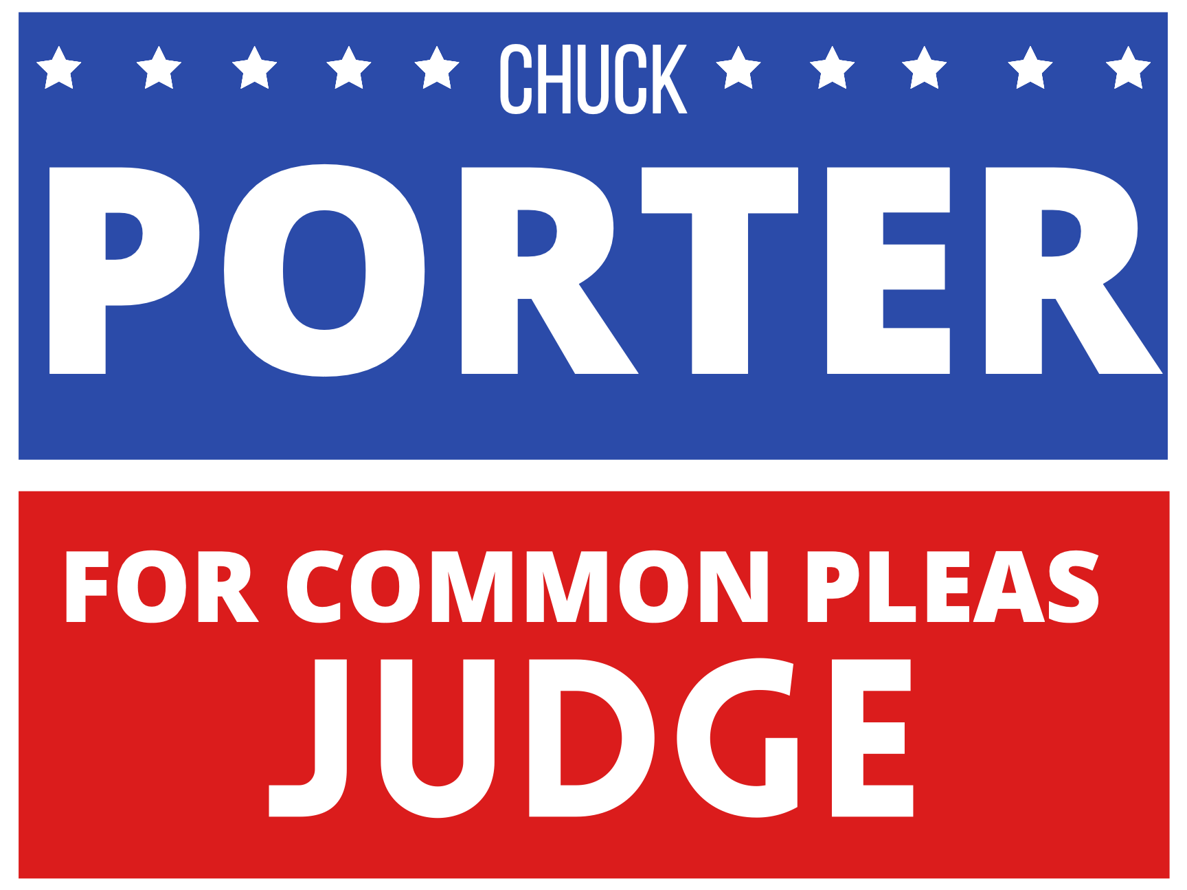 Chuck Porter for Judge Birthday Golf Outing Fundraiser!