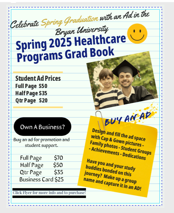 Spring 2025 Grad Book Ads