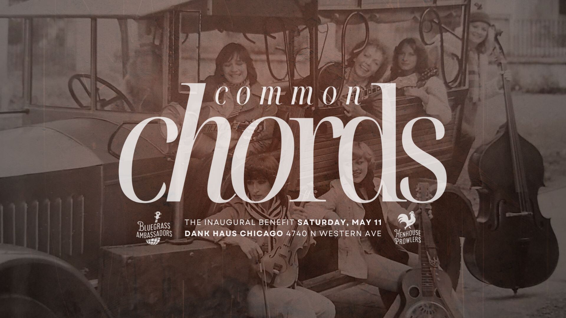 Bluegrass Ambassadors presents the Inaugural Common Chords Benefit