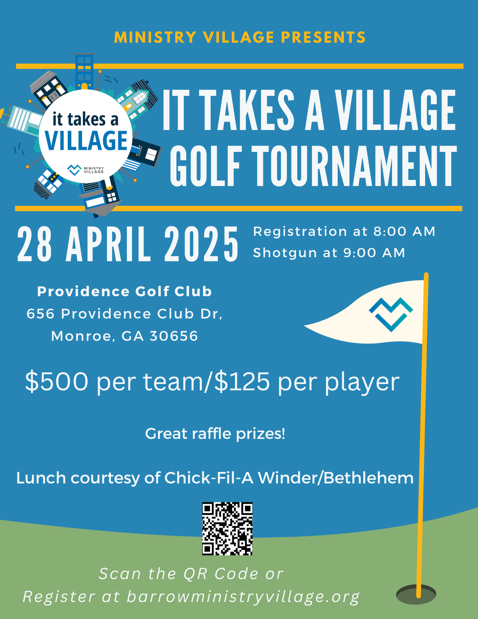 Golf Tournament- It Takes A Village | Ministry Village
