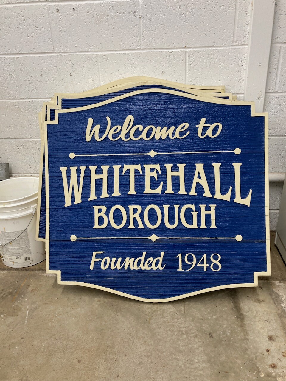 Welcome to Whitehall Borough signs | Whitehall Borough Historical Society
