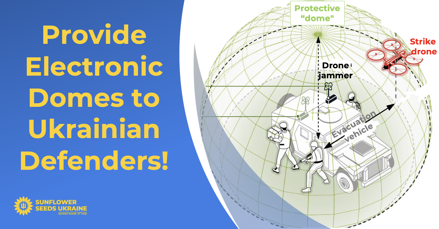 Protect Ukrainian Defenders with Electronic Domes!