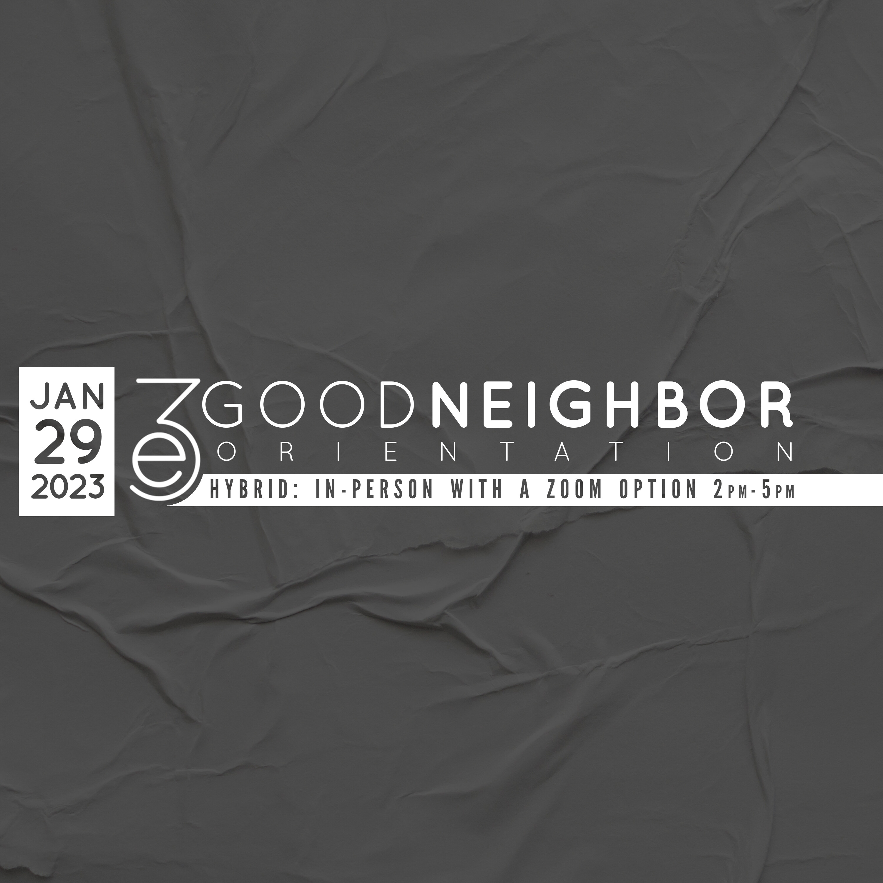 3e GoodNeighbor Orientation 3e-goodneighbor-orientation