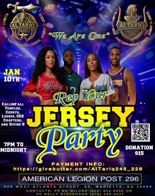 Al Tariq Past Potentate & Past Commandress Councils' Jersey Party ...