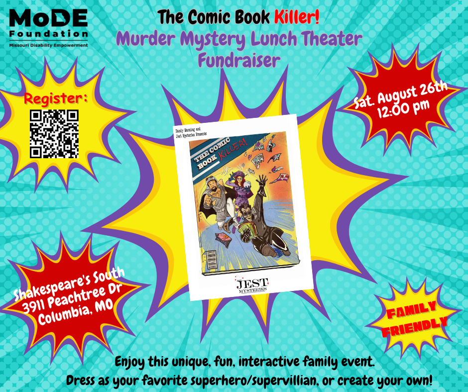 Comic Book Killer! Murder Mystery Dinner Fundraiser | MISSOURI ...