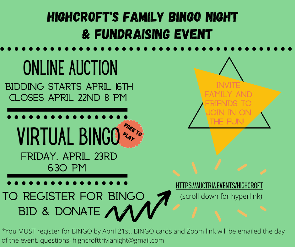 2021 Highcroft Elementary Fundraiser