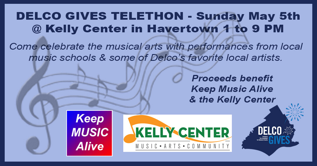 Delco Gives Day & Telethon for Keep Music Alive | Keep Music Alive