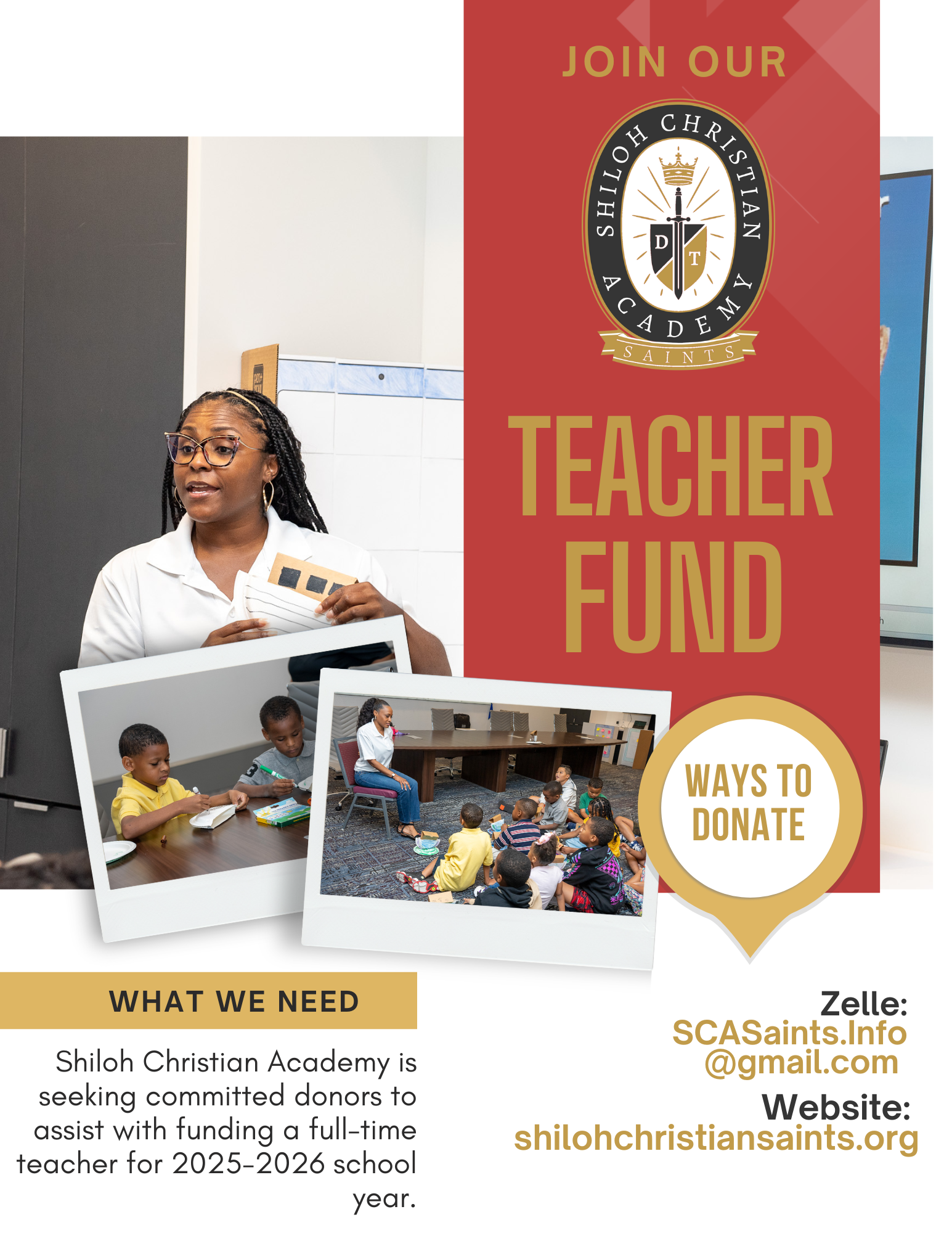 SCA School Launch Fund!