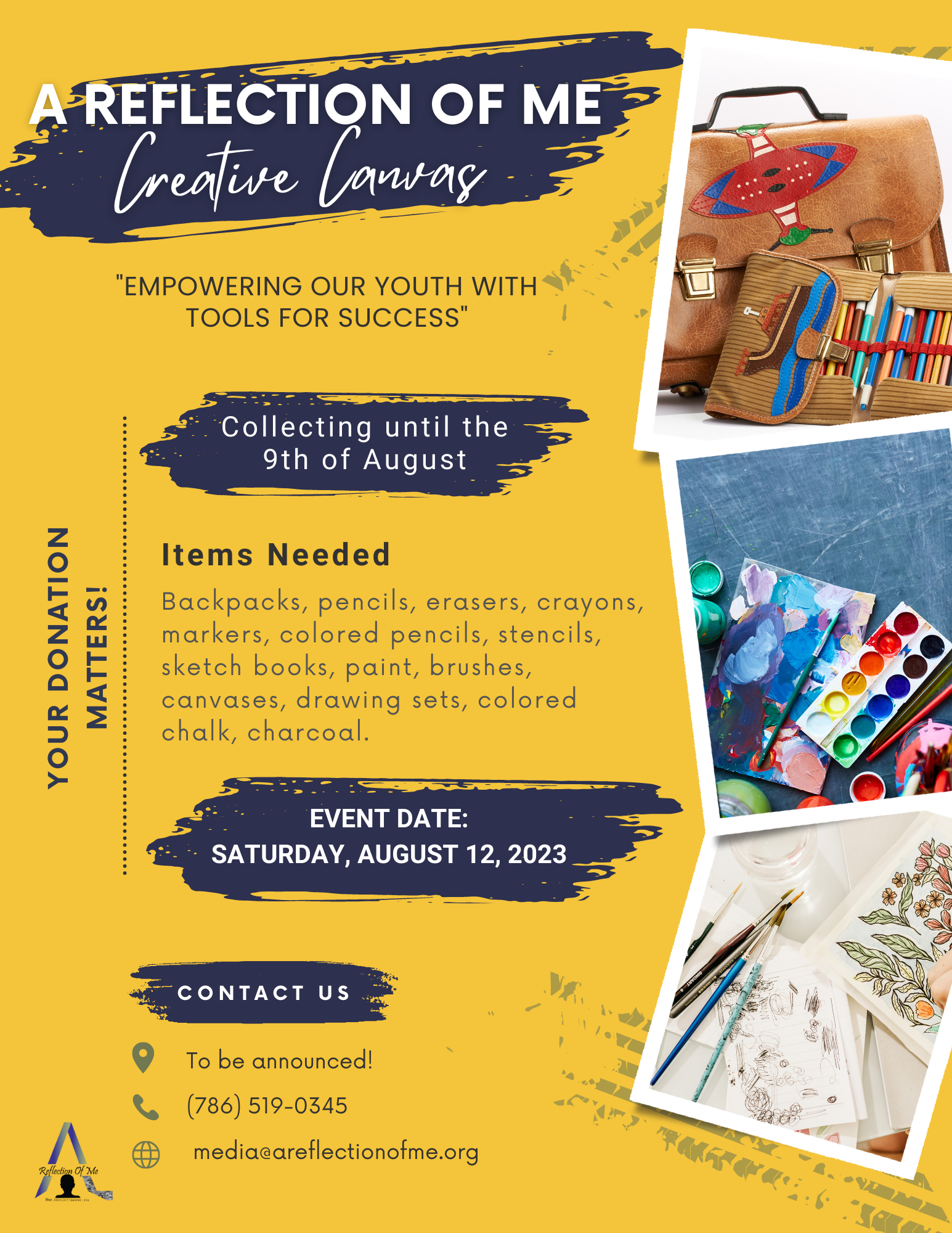 Creative Canvas: Empowering our Youth with Tools For Success