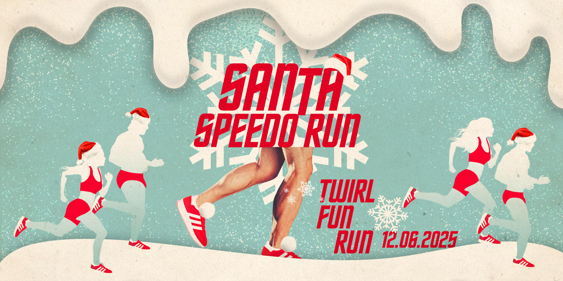 Santa Speedo Run CLT 2025 | Twirl To the World Foundation