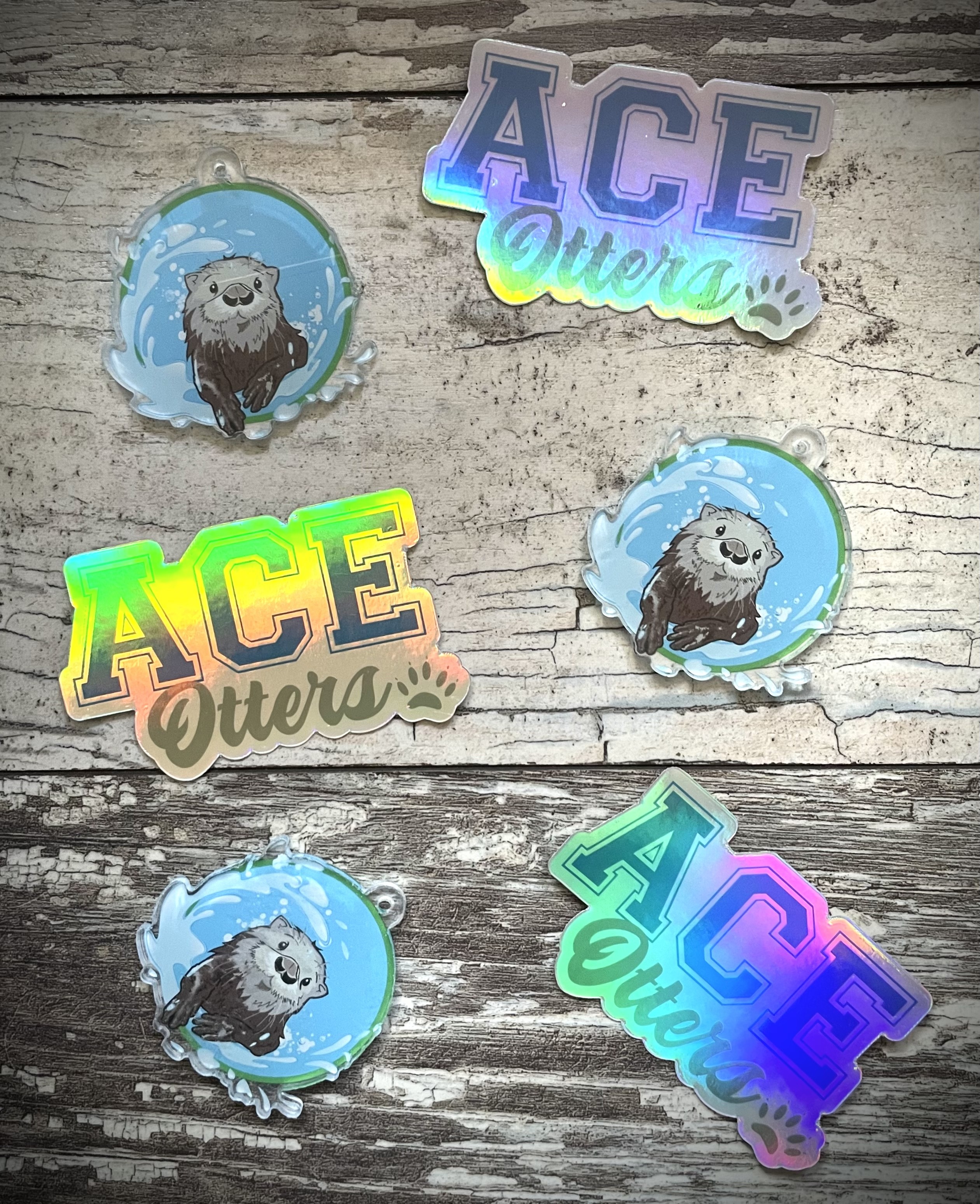 ACE Stickers & Keychains