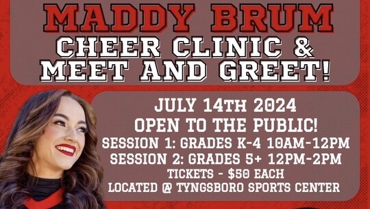 Maddy Brum Clinic | Tyngsboro Youth Football and Cheer