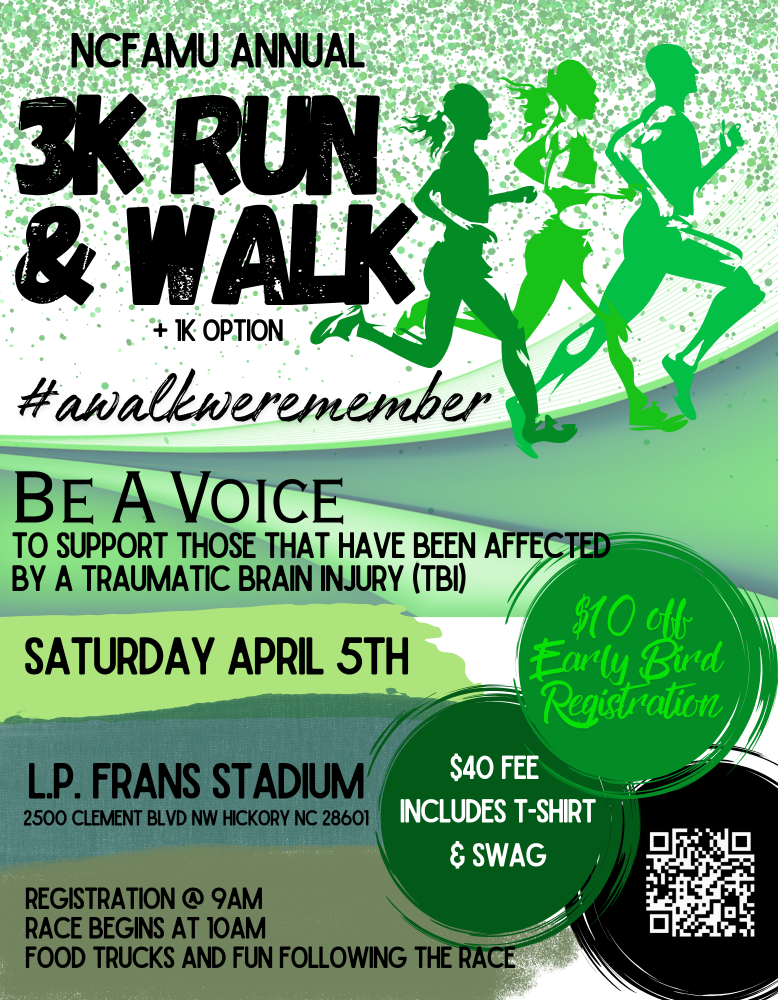 NCFamU Annual 3k Run & Walk for TBI Awareness | North Carolina Families ...