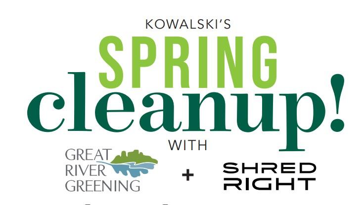 Spring Clean Up + Community Shred Events | GREAT RIVER GREENING