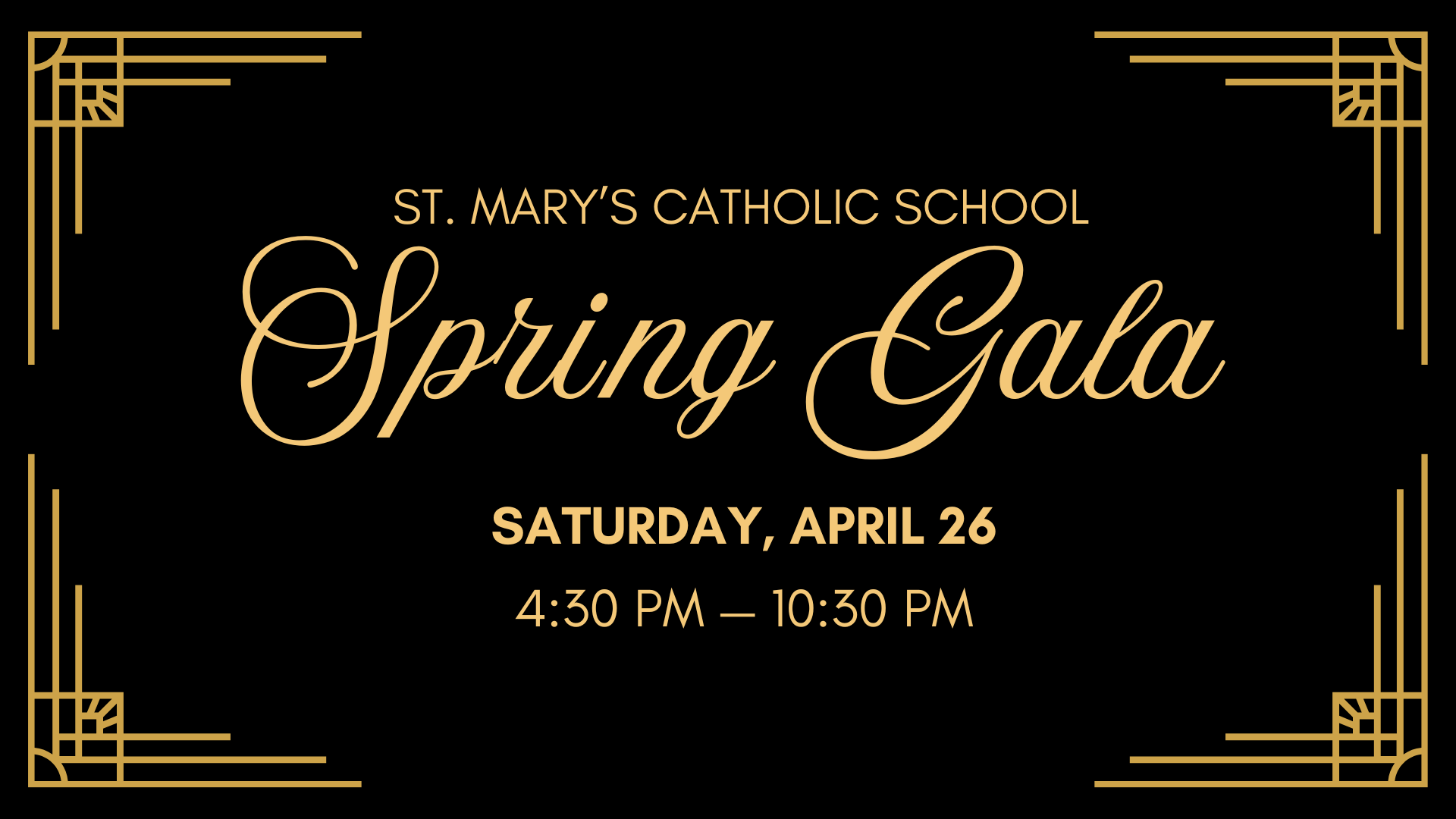 St Mary's Catholic School Spring Gala
