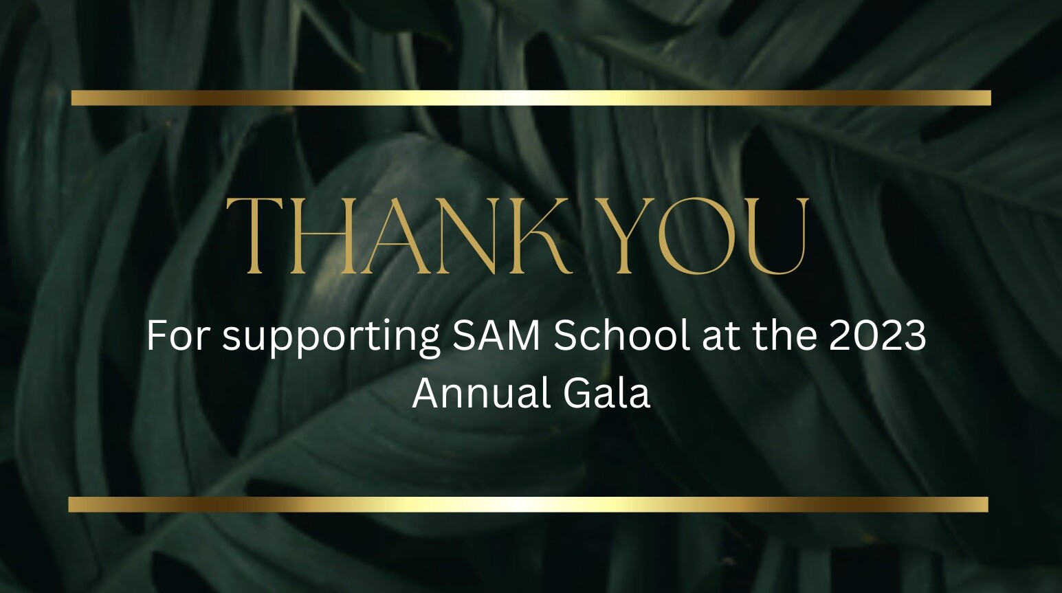 SAM School 2023 Gala | Stanley I Chera SAM School