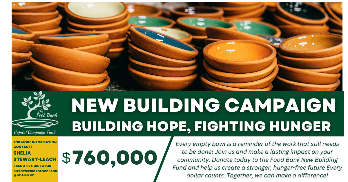 Food Bank Building Campaign | Food Bank Inc.