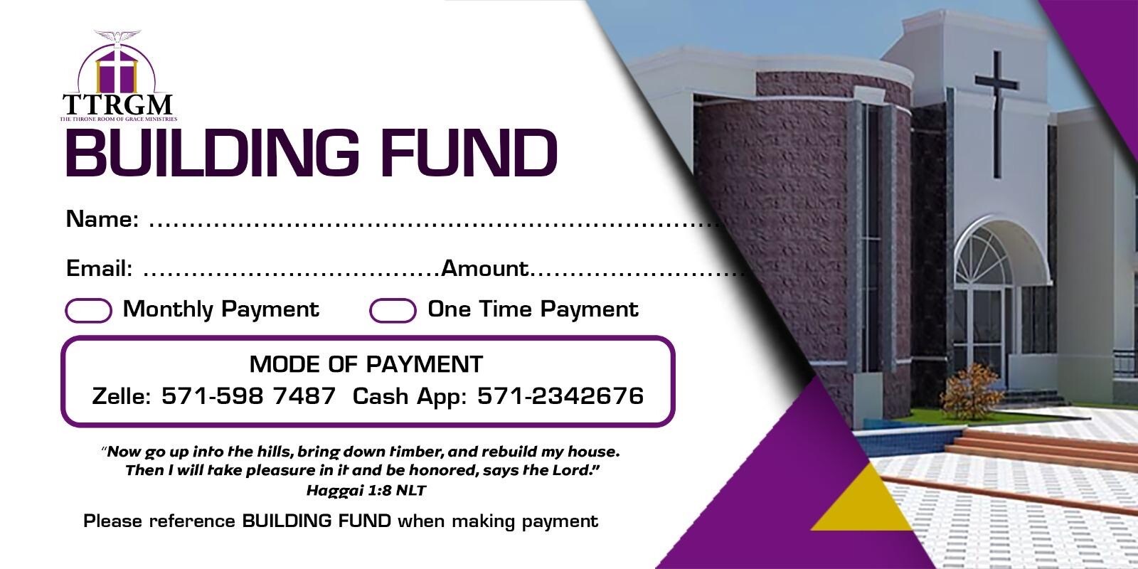 TTRGM Building Fund