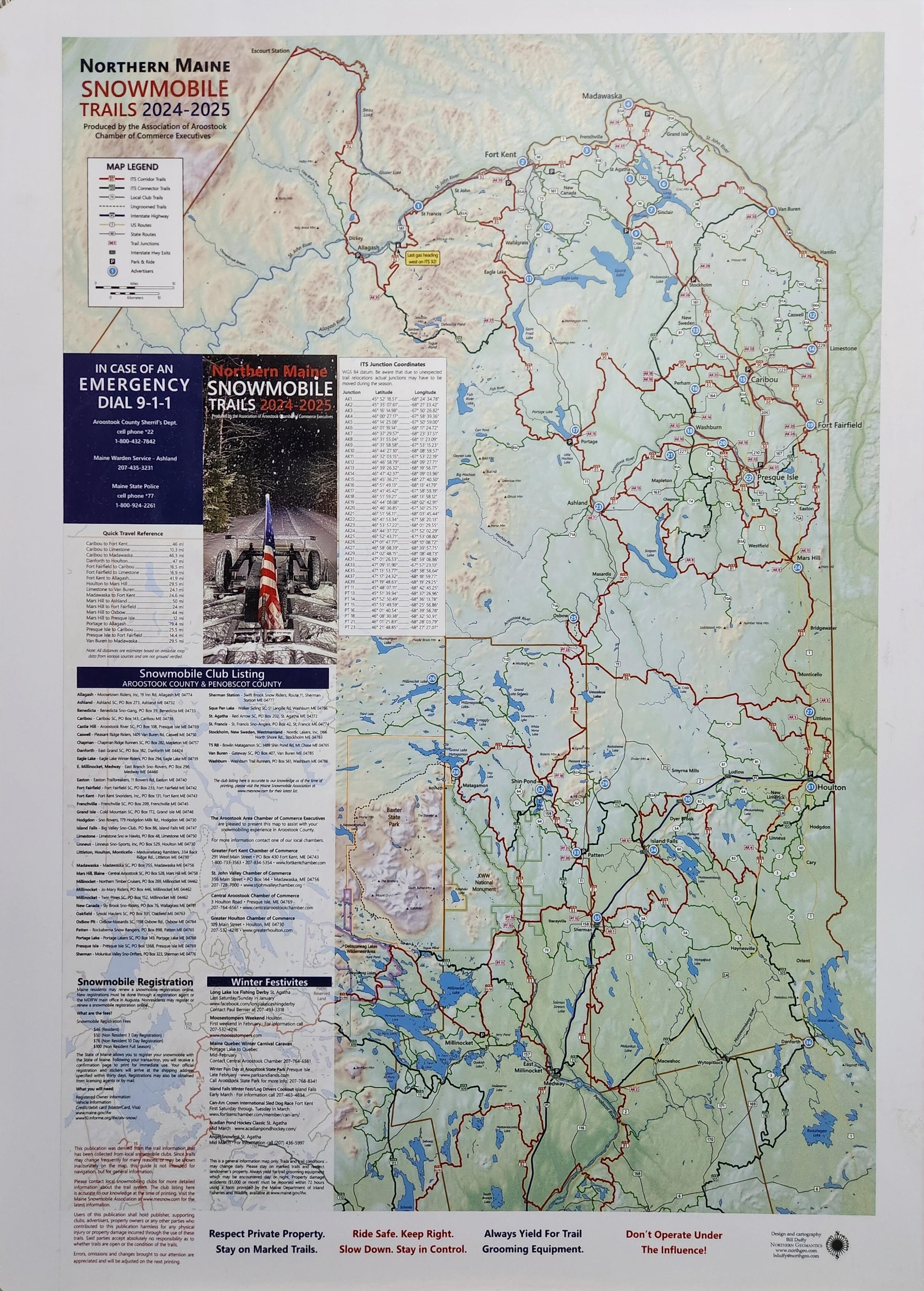 Snowmobile Trail Map Fundraiser