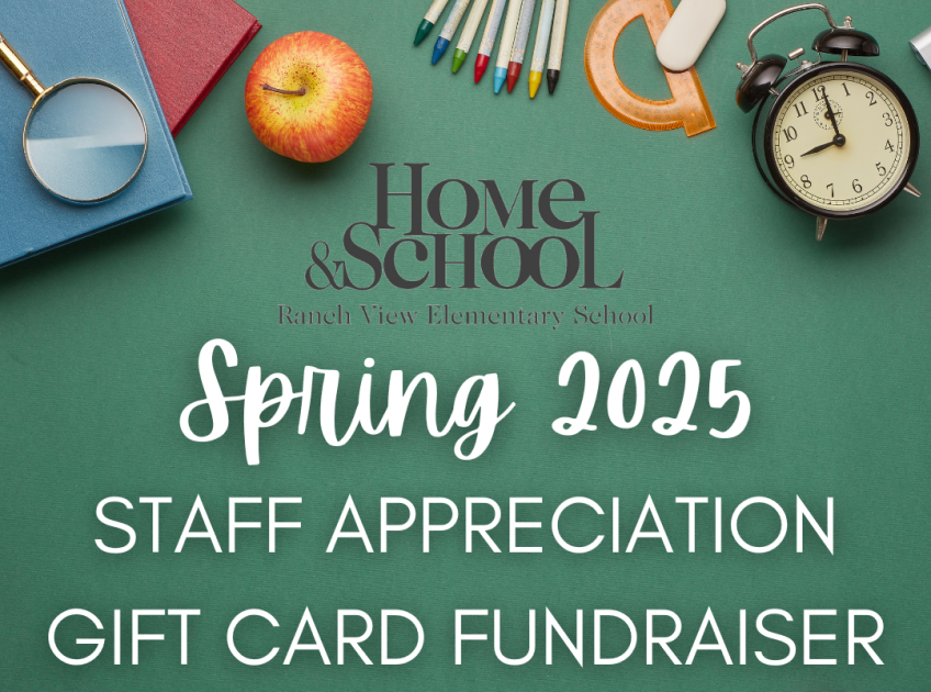 2025 Spring Staff Appreciation Gift Card Fundraiser