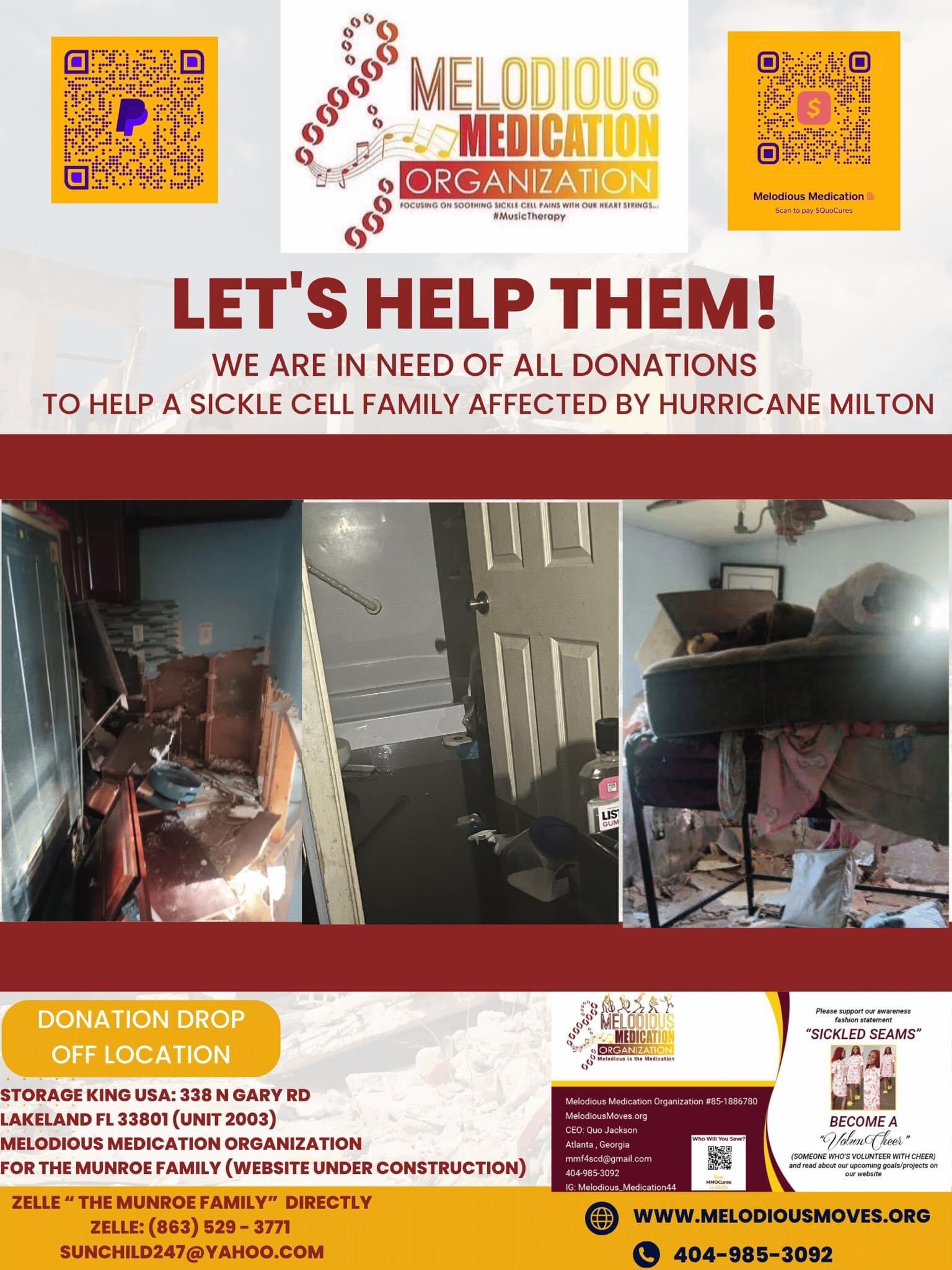 Hurricane Milton Disaster Relief Campaign for The Munroe Family ...