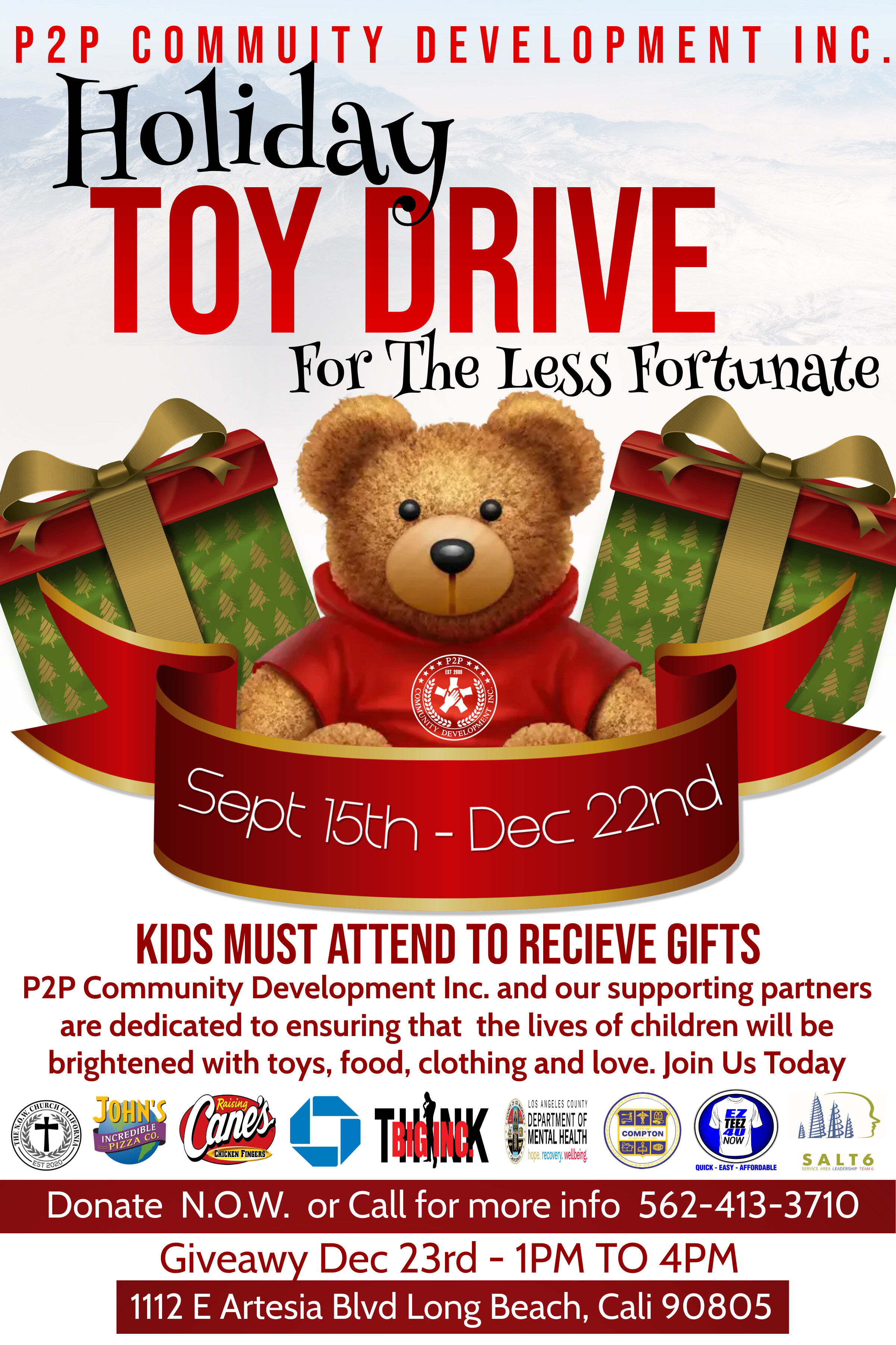 P2P Toy Drive 2023